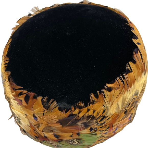 Vintage | Accessories | Stunning Colorful Pheasant Feather Womans ...